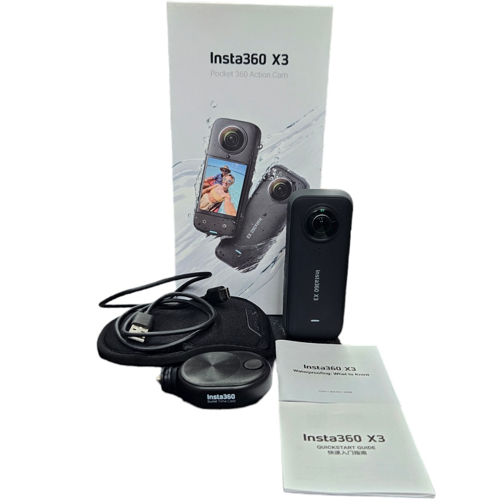 Pre-owned Insta360 X3 4K Ultra HD 360 Action Camera - Own4Less